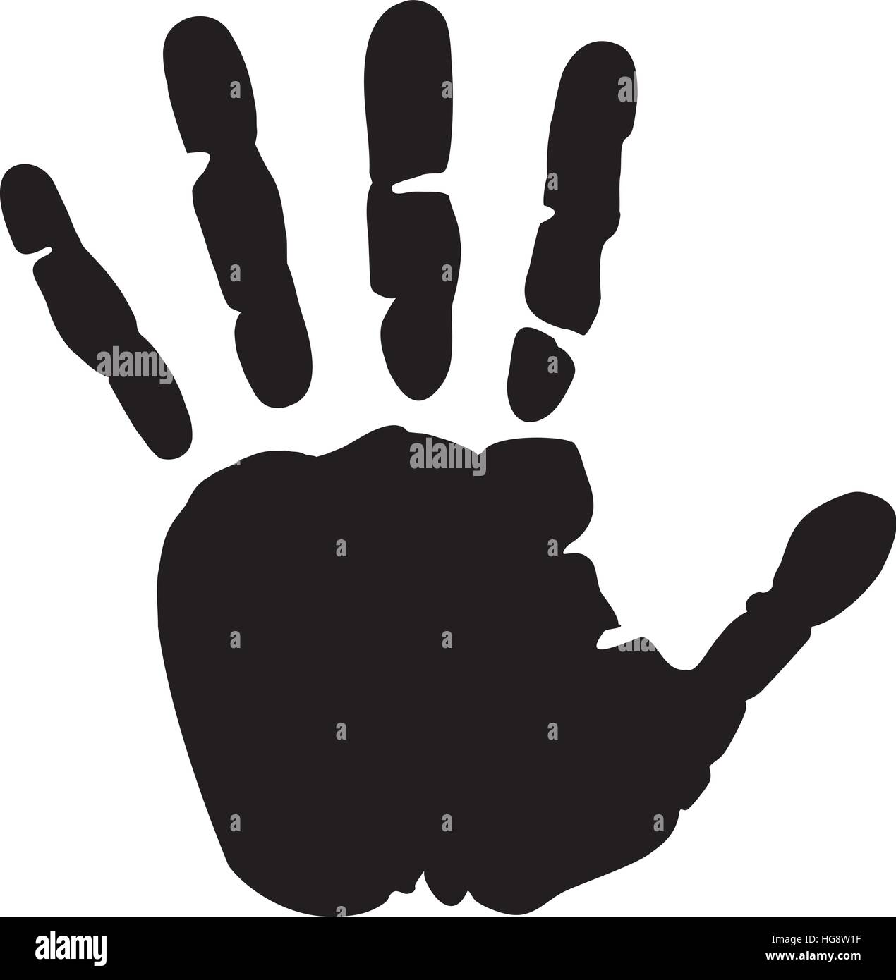 Hand print icon Stock Vector Image & Art - Alamy