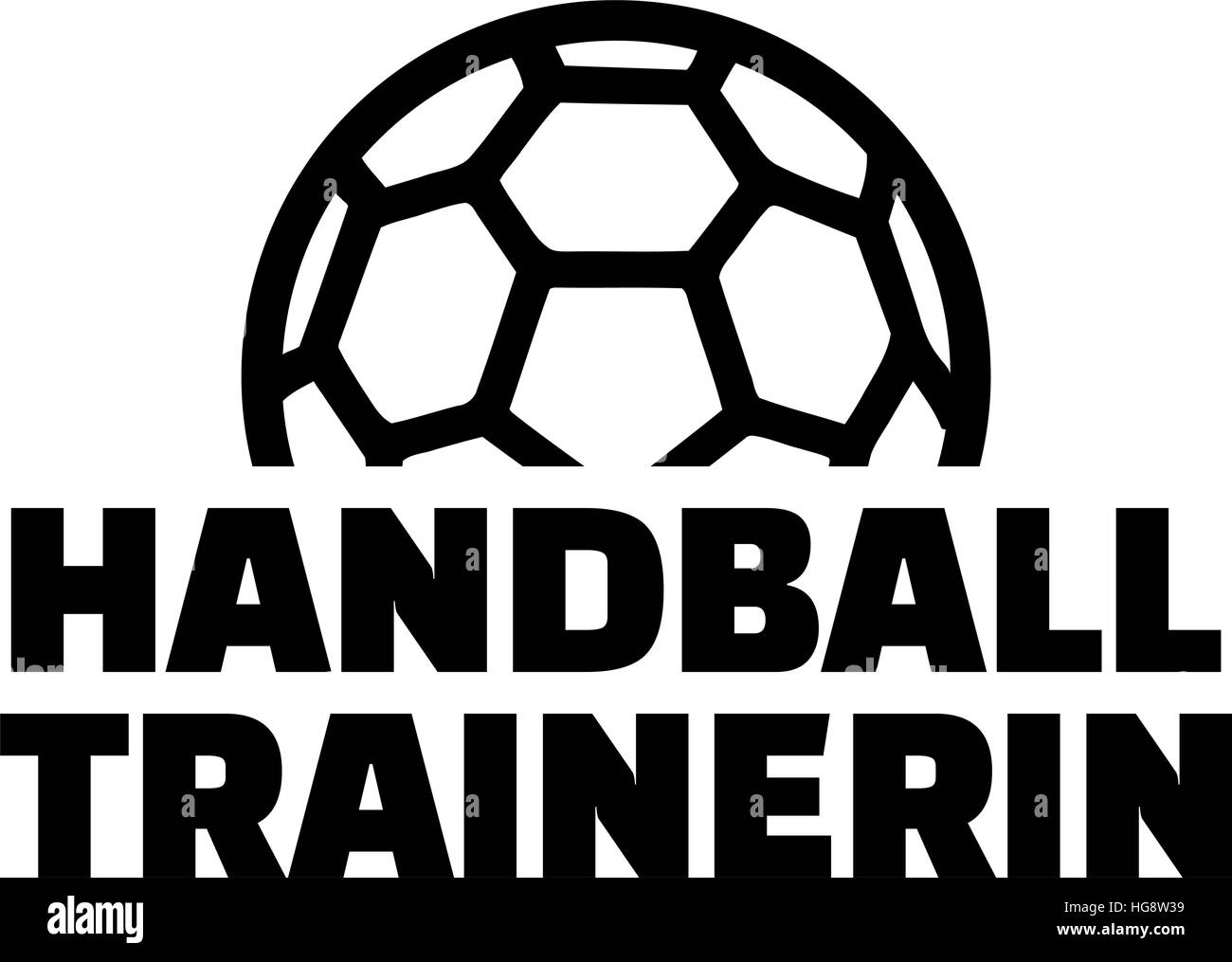 Female handball Stock Vector Images - Alamy