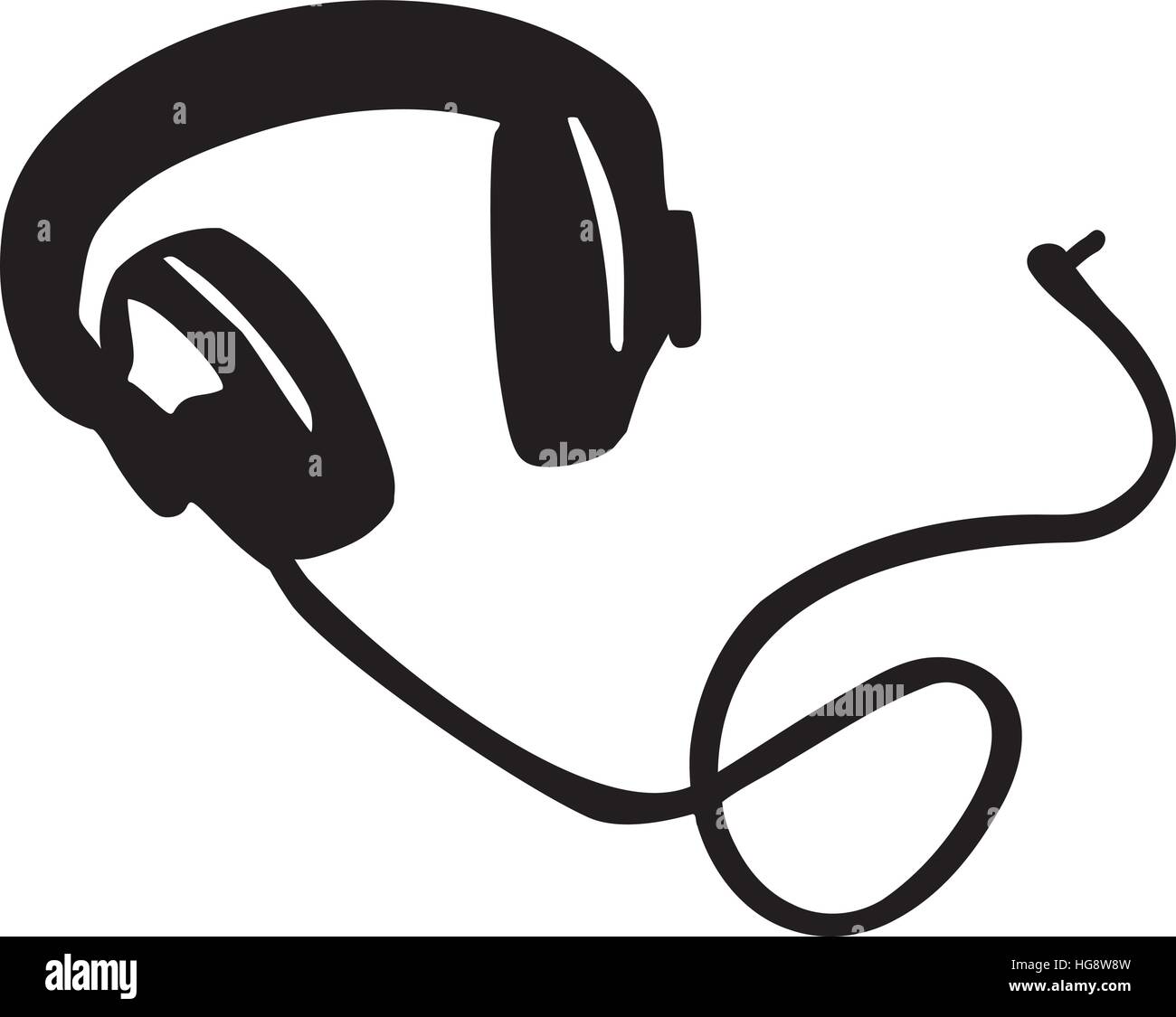 Plug for headphones Stock Vector Images - Alamy