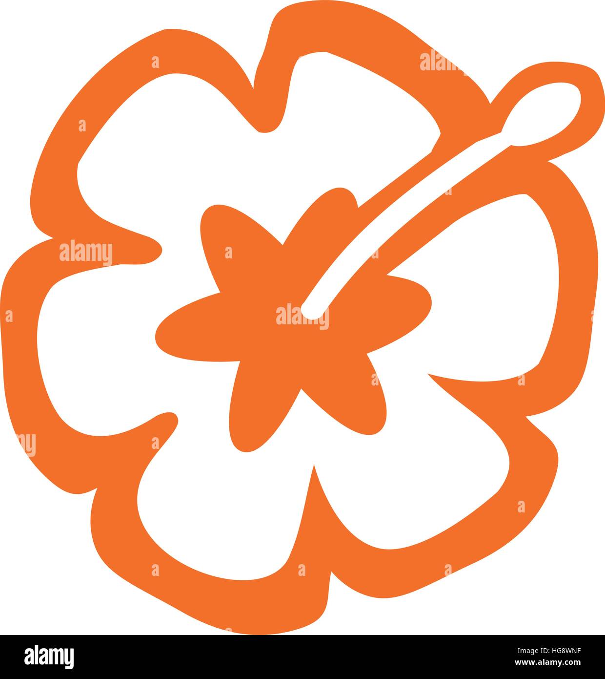 Abstract hibiscus flower Stock Vector Image & Art - Alamy