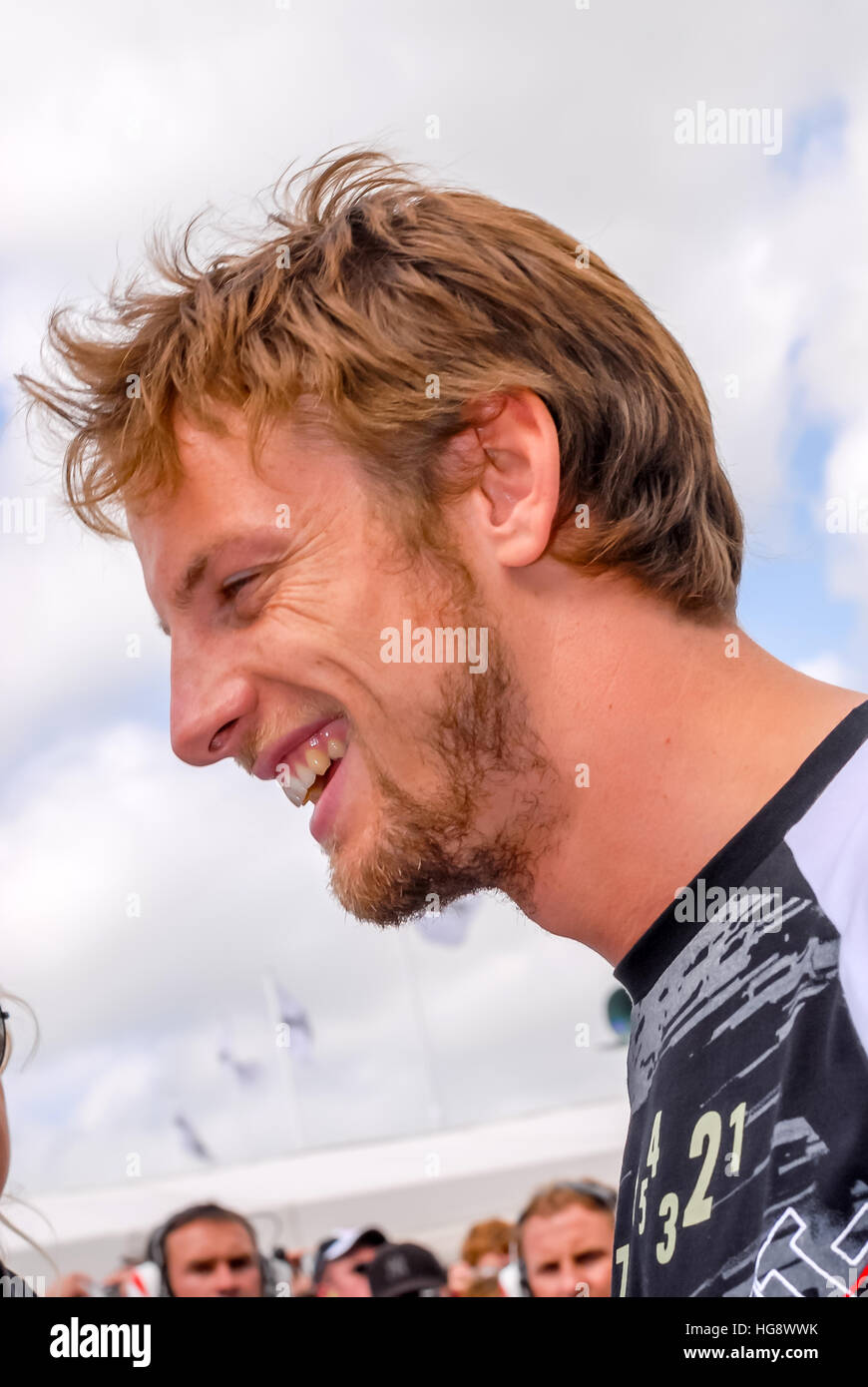 Formula 1 driver Jensen Button at the Goodwood Festival of Speed Stock ...
