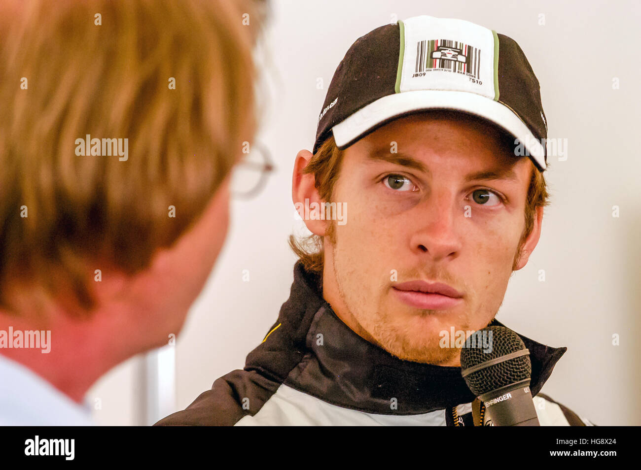 Formula 1 driver Jensen Button at the Goodwood Festival of Speed Stock ...