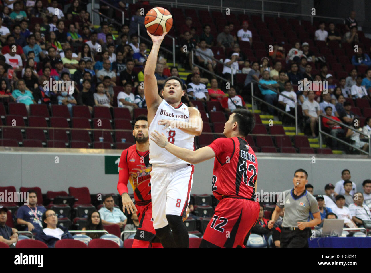 Pasay City, Philippines. 06th Jan, 2017. Ronjay Buenafe of Blackwater ...