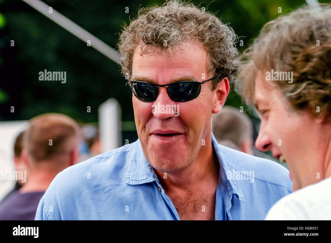 TV presenter Jeremy Clarkson at the Goodwood Festival of Speed Stock ...