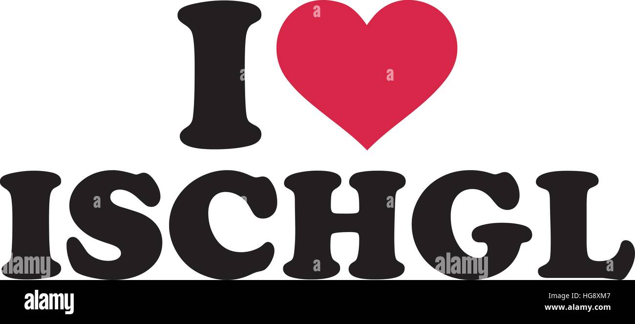 I love ischgl Stock Vector Image & Art - Alamy