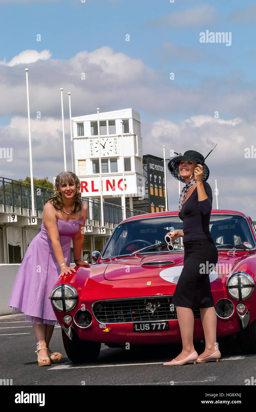 Lord March and friends at the press launch for the Goodwood Revival ...