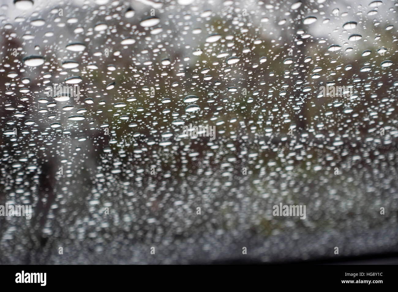 raindrops on car window Stock Photo - Alamy