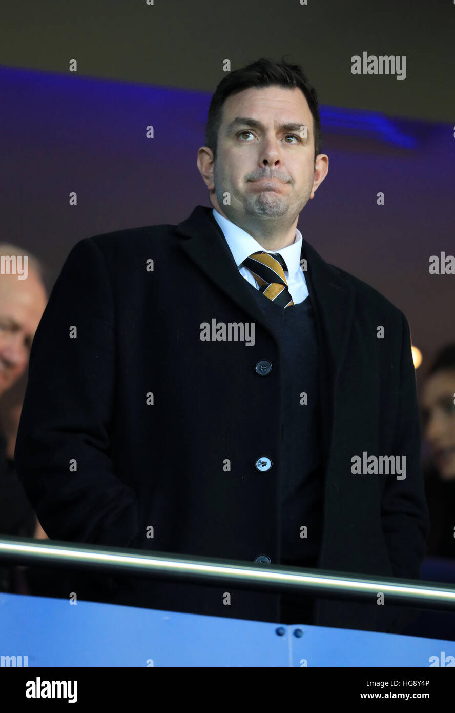 Hull City Club Secretary Matt Wild in the stands Stock Photo - Alamy