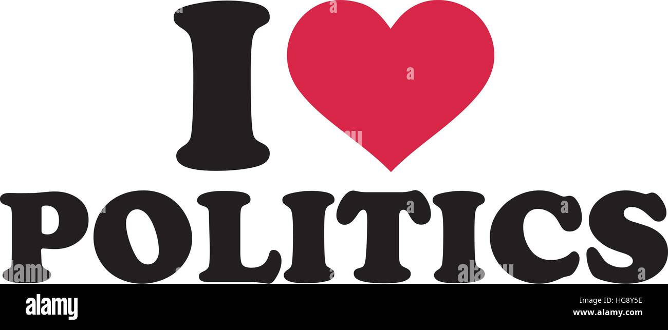 I love politics Stock Vector Image & Art - Alamy
