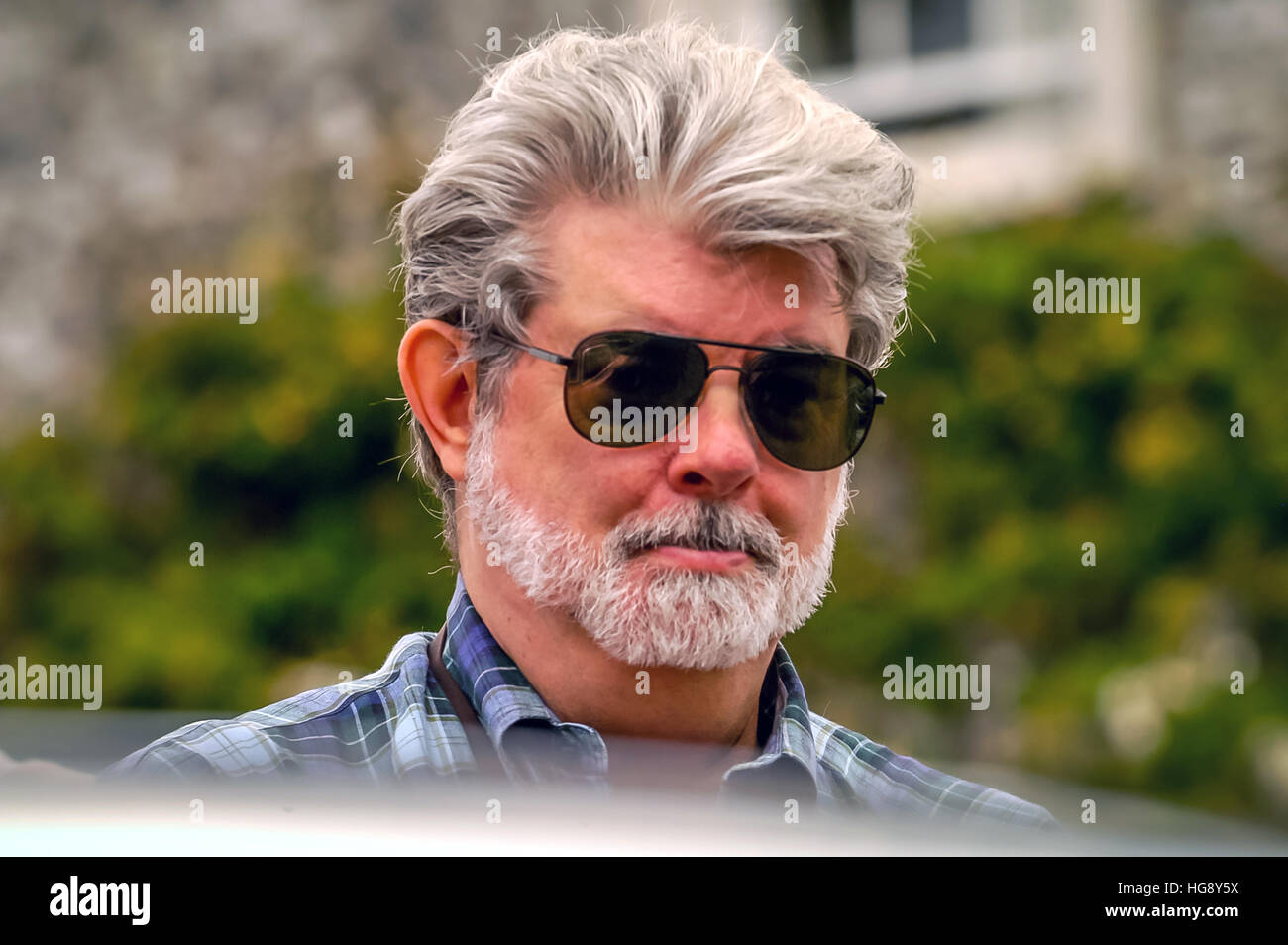 Filmmaker George Lucas, at the Goodwood Festival of Speed Stock Photo ...