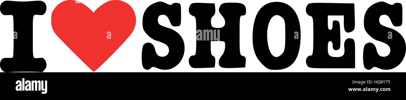 Love shoes vector hi-res stock photography and images - Alamy