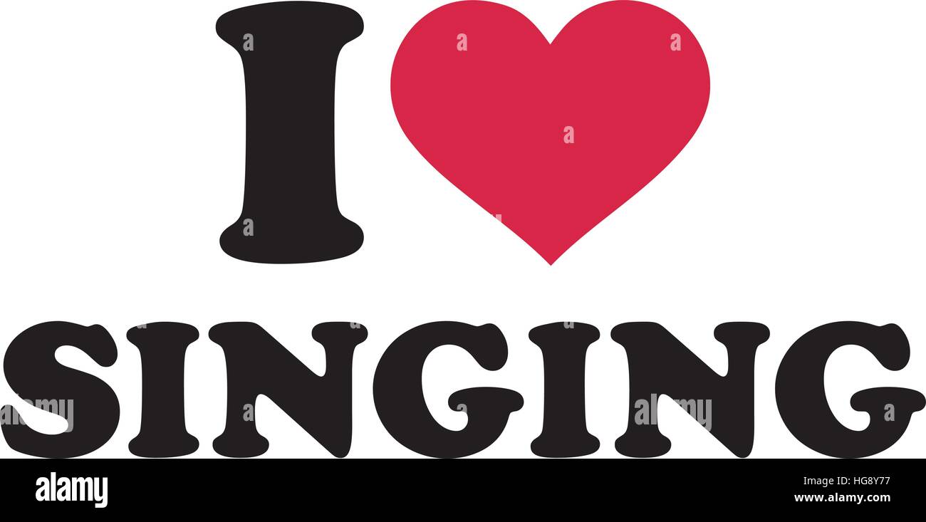 Love singer Stock Vector Images - Alamy