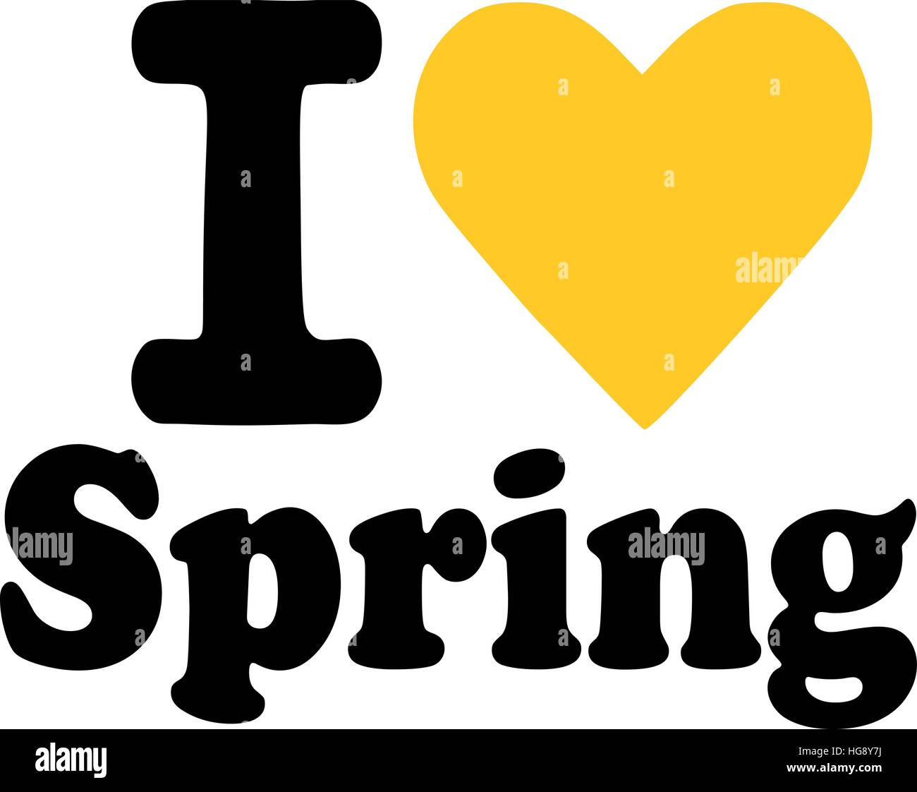 Love spring Stock Vector Images - Alamy