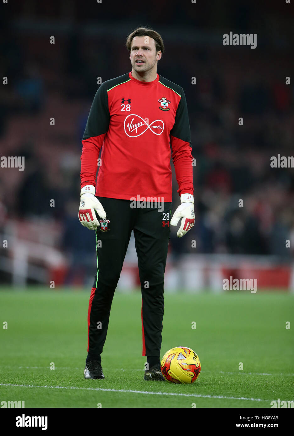 Southampton goalkeeper Stuart Taylor Stock Photo - Alamy