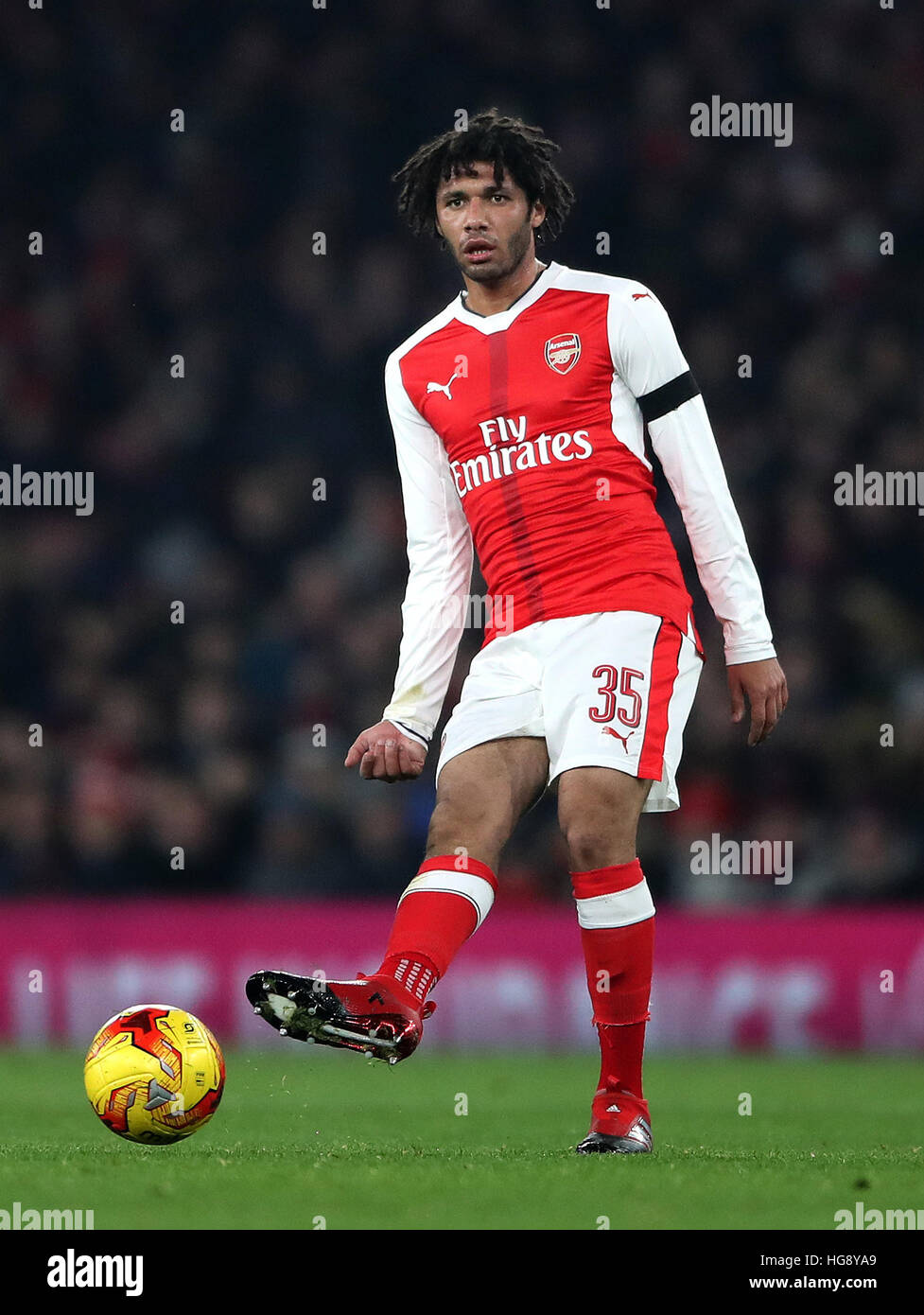 Mohamed Elneny, Arsenal Stock Photo - Alamy