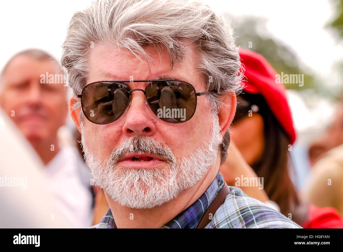 Filmmaker George Lucas, at the Goodwood Festival of Speed Stock Photo ...