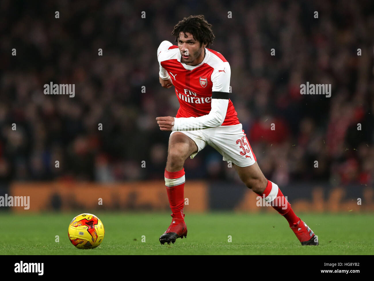 Mohamed Elneny, Arsenal Stock Photo - Alamy