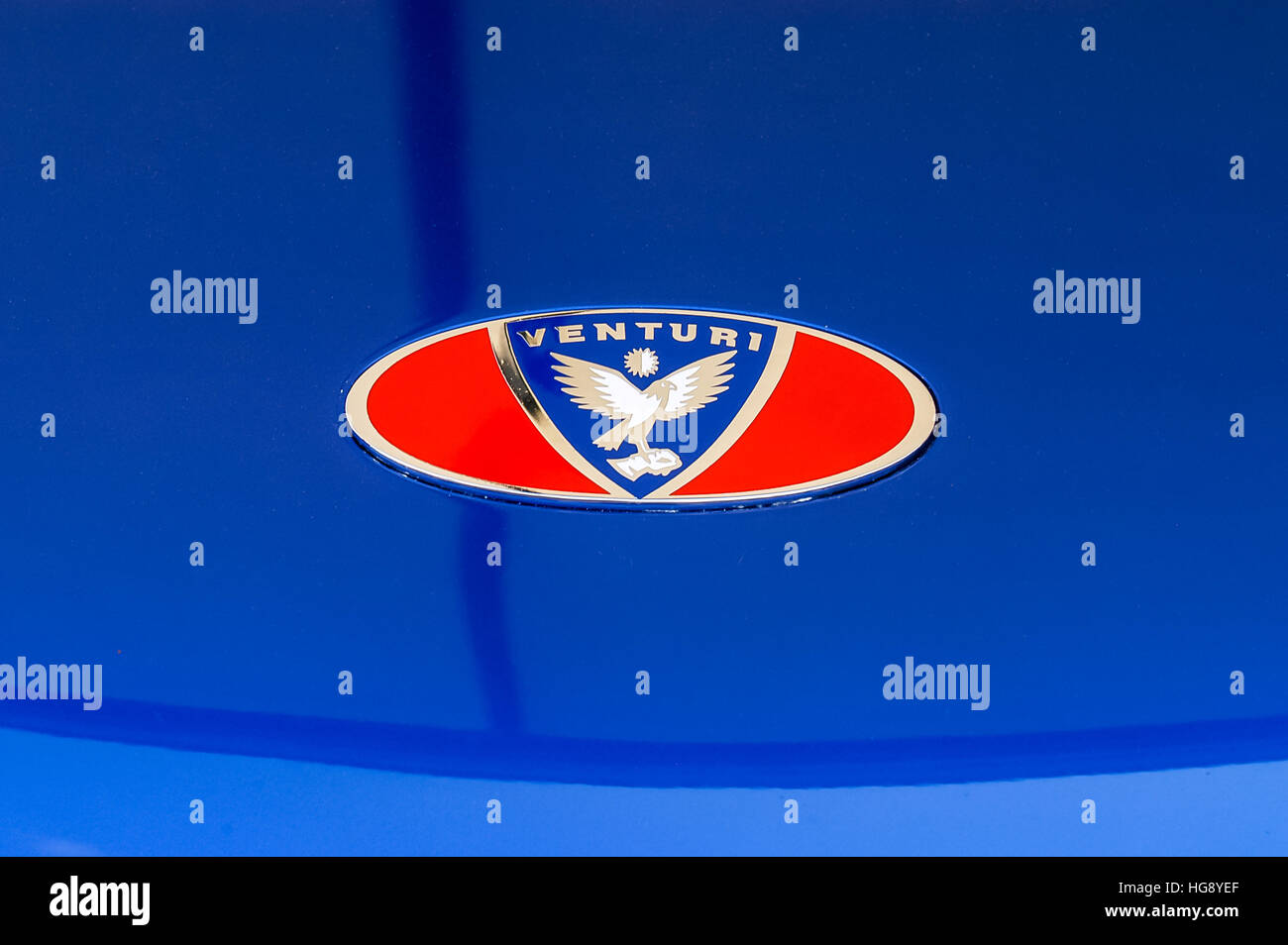 The car marque of Venturi Stock Photo - Alamy
