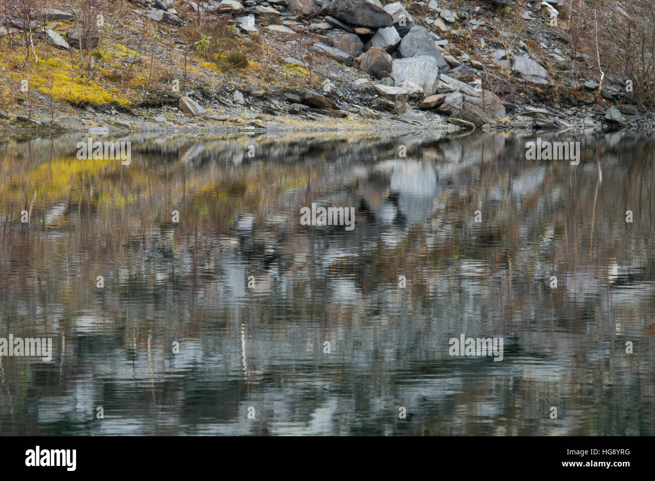 Ballachulish Slate Quarry detail, Glencoe, Scotland, UK Stock Photo - Alamy