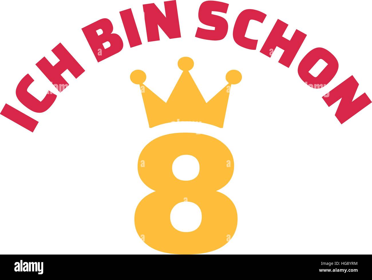 8 birthday Stock Vector Images - Alamy