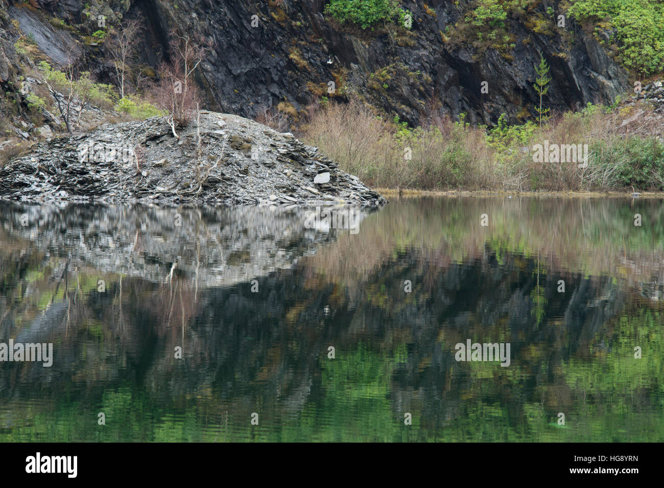 Ballachulish Slate Quarry detail, Glencoe, Scotland, UK Stock Photo - Alamy