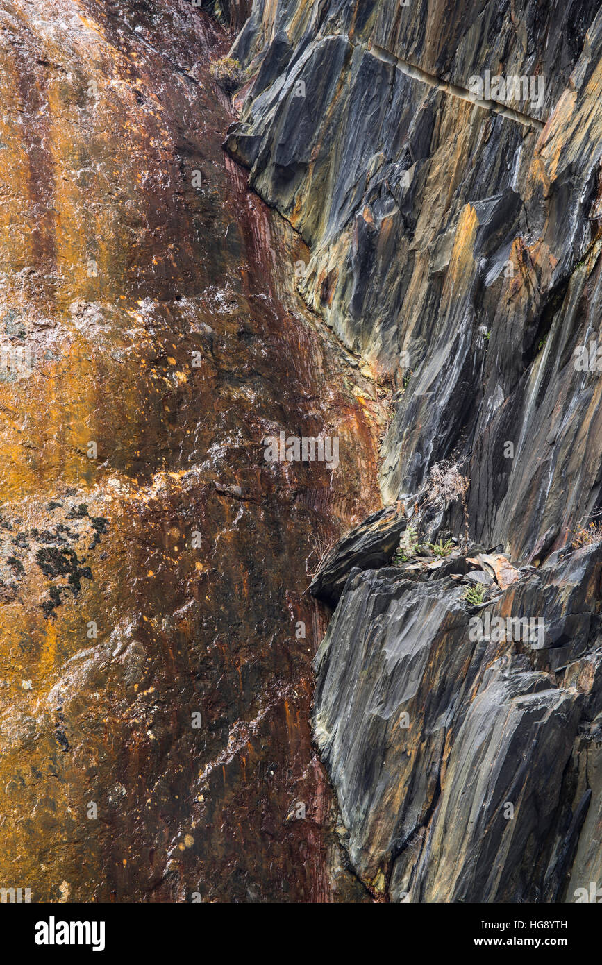 Ballachulish Slate Quarry detail, Glencoe, Scotland, UK Stock Photo - Alamy