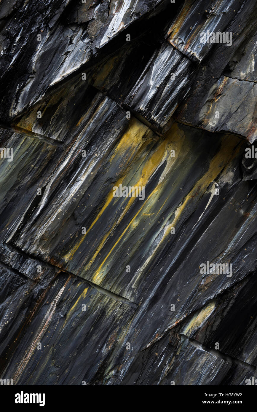 Ballachulish Slate Quarry detail, Glencoe, Scotland, UK Stock Photo - Alamy