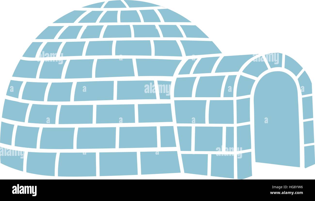 Igloo vector vectors hi-res stock photography and images - Alamy