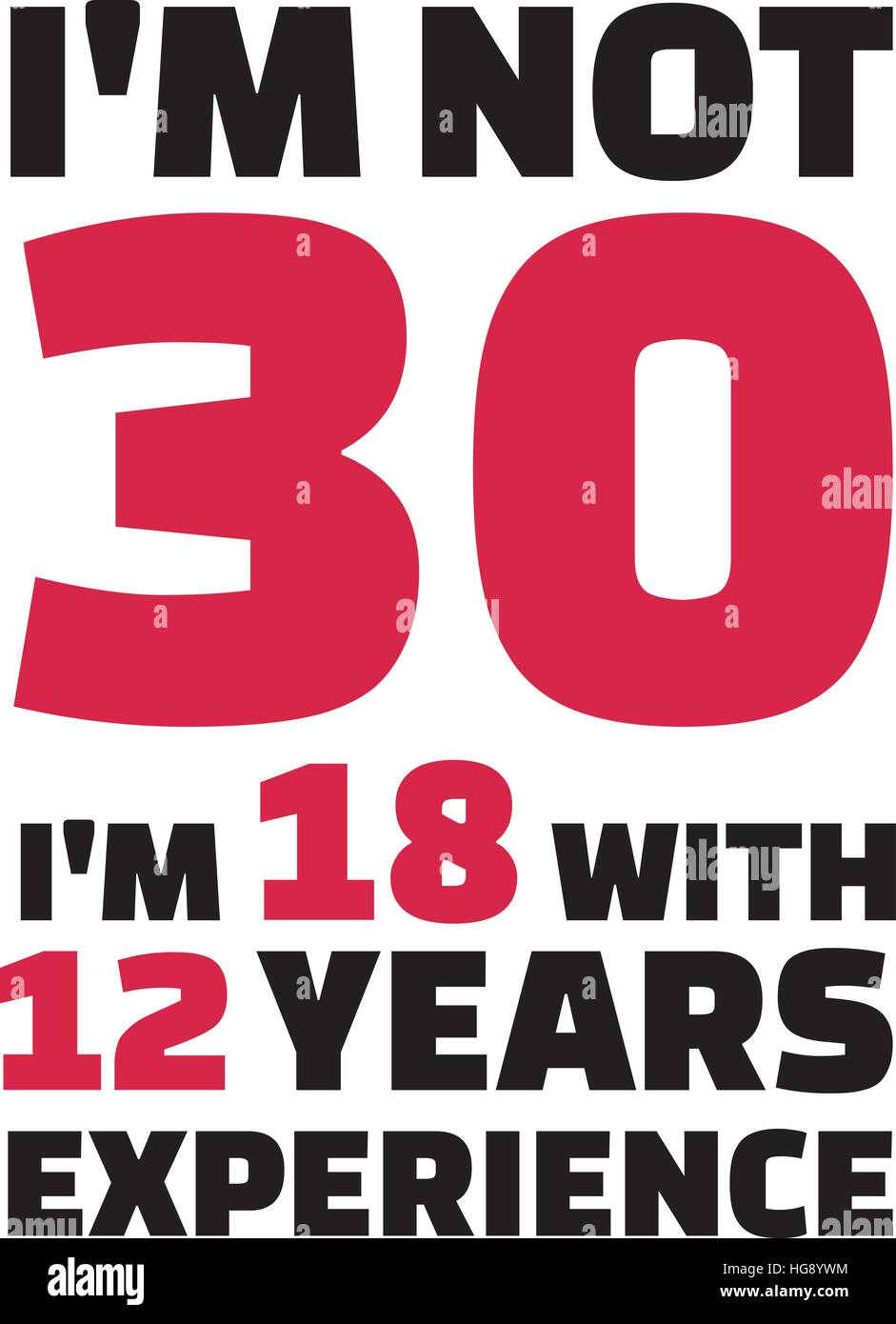 Birthday 12 Stock Vector Images - Alamy