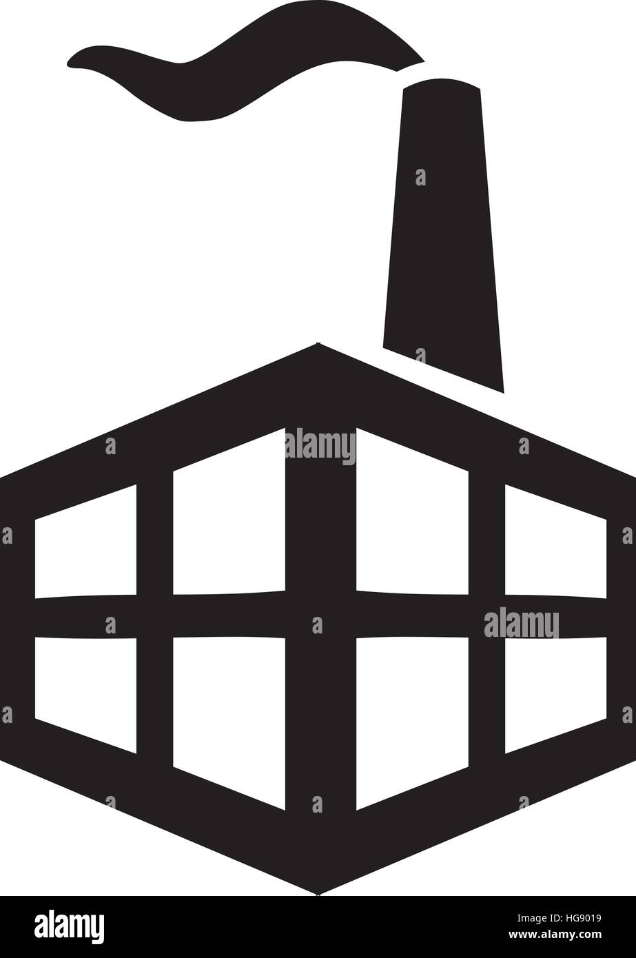 Industry factory symbol Stock Vector Image & Art - Alamy