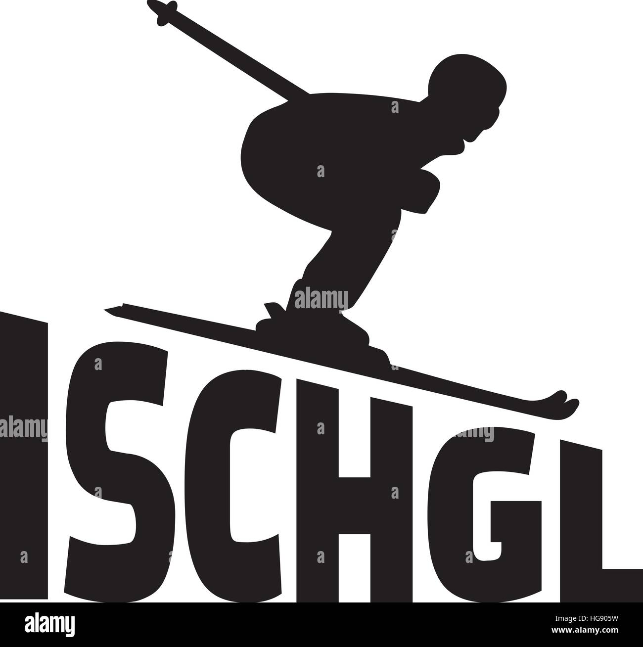 Austrian alps ski Stock Vector Images - Alamy