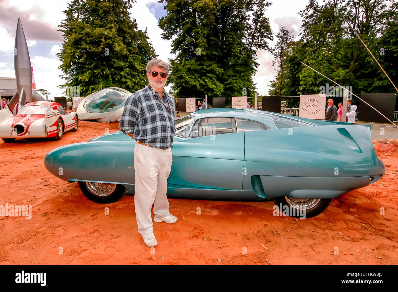 Filmmaker George Lucas, at the Goodwood Festival of Speed Stock Photo ...