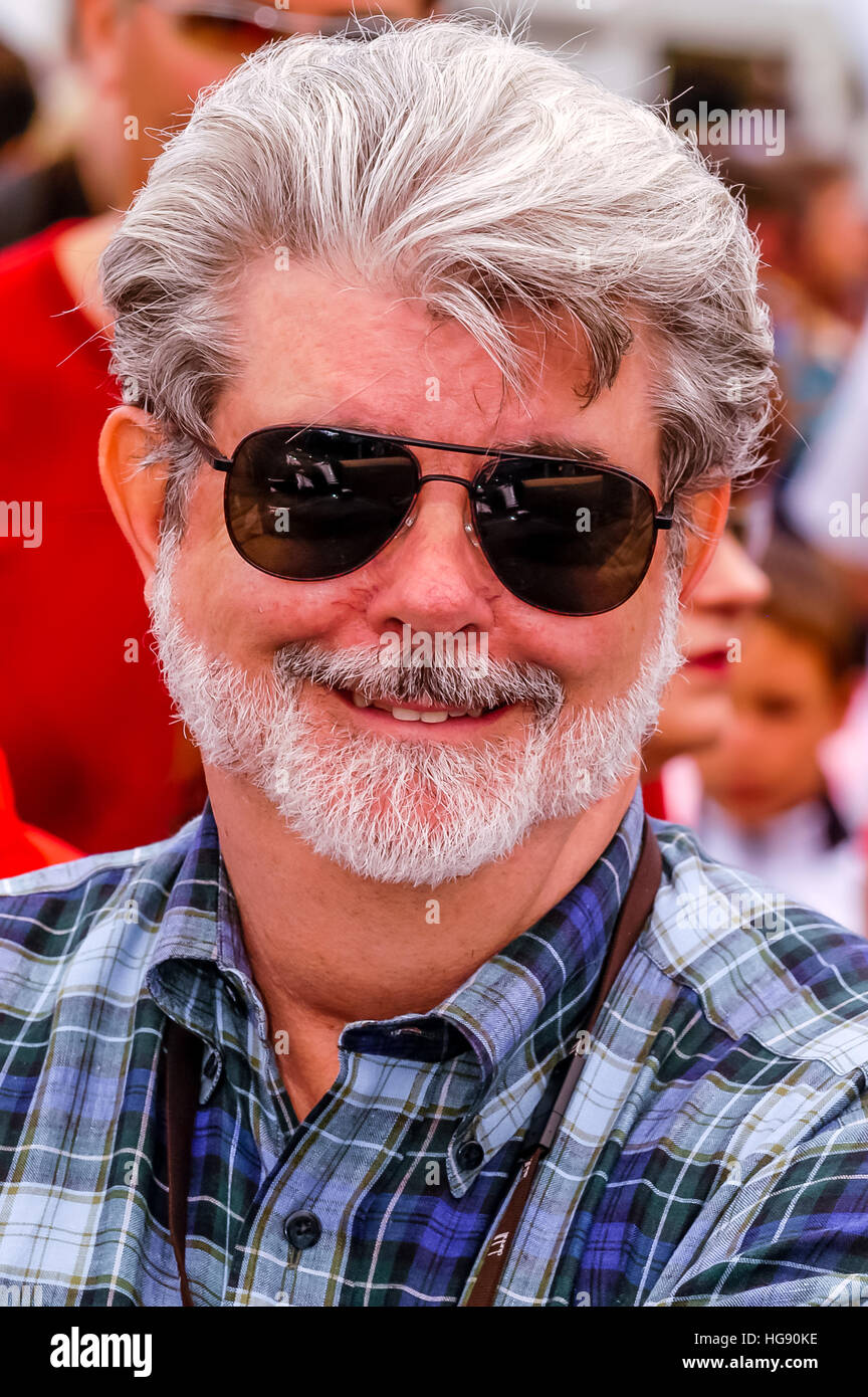 Filmmaker George Lucas, at the Goodwood Festival of Speed Stock Photo ...