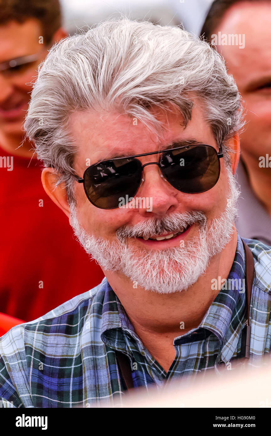 Filmmaker George Lucas, at the Goodwood Festival of Speed Stock Photo ...
