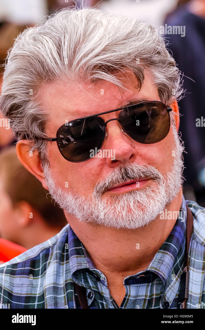 Filmmaker George Lucas, at the Goodwood Festival of Speed Stock Photo ...