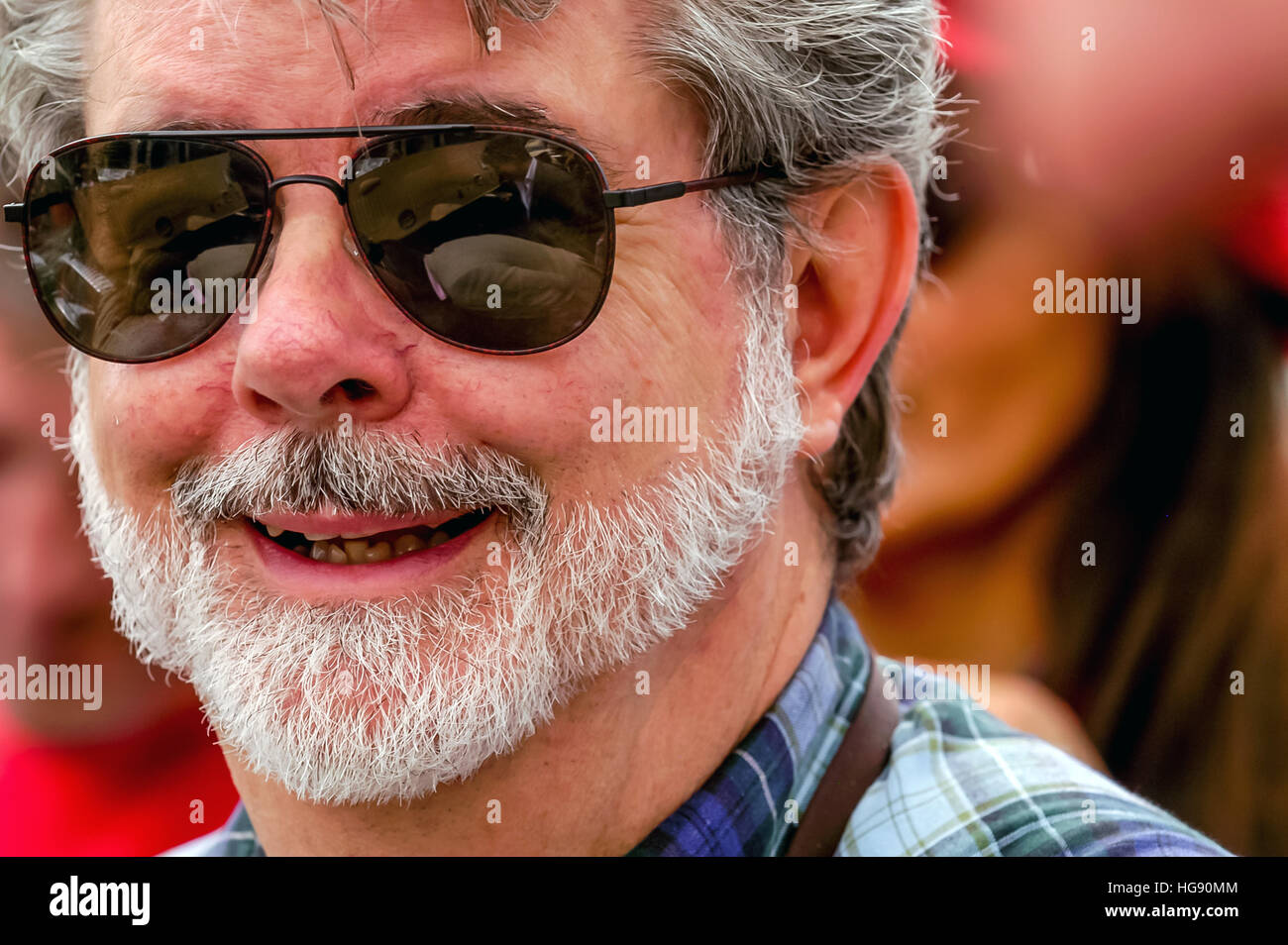 Filmmaker George Lucas, at the Goodwood Festival of Speed Stock Photo ...