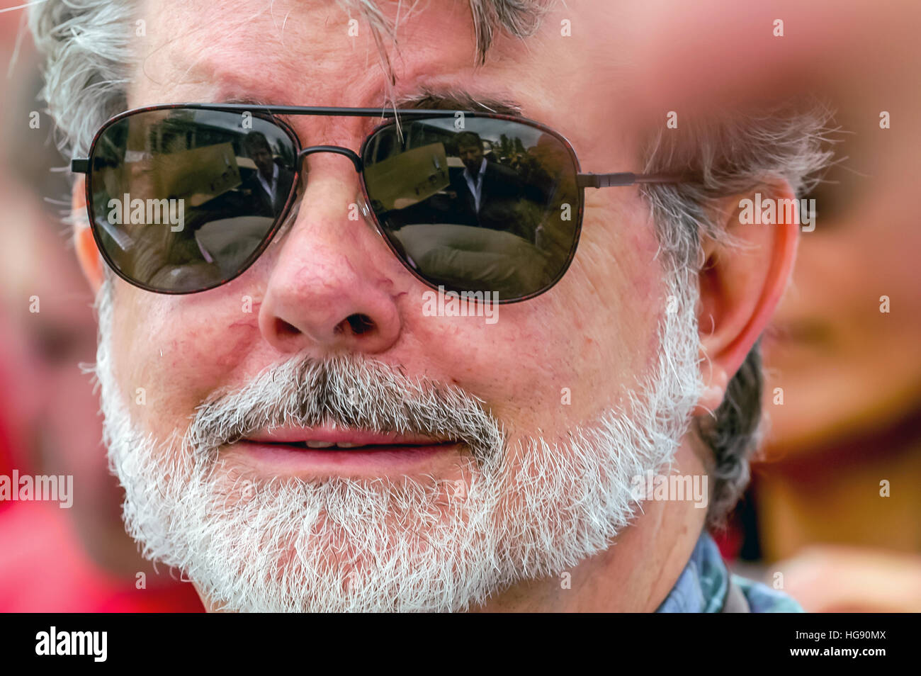 Filmmaker George Lucas, at the Goodwood Festival of Speed Stock Photo ...