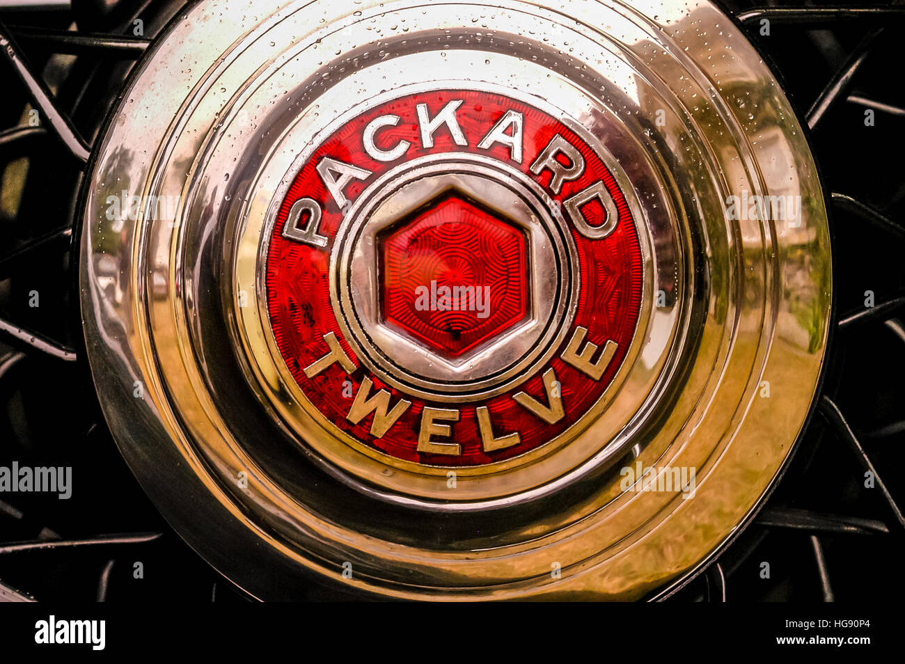 The car marque of Packard Twelve Stock Photo - Alamy