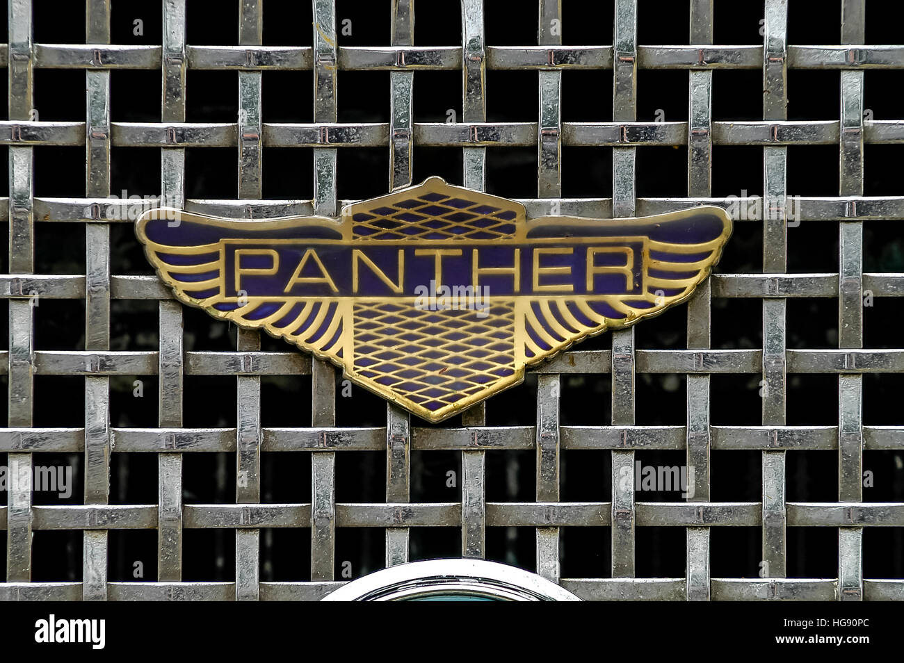 The car marque of Panther Stock Photo - Alamy