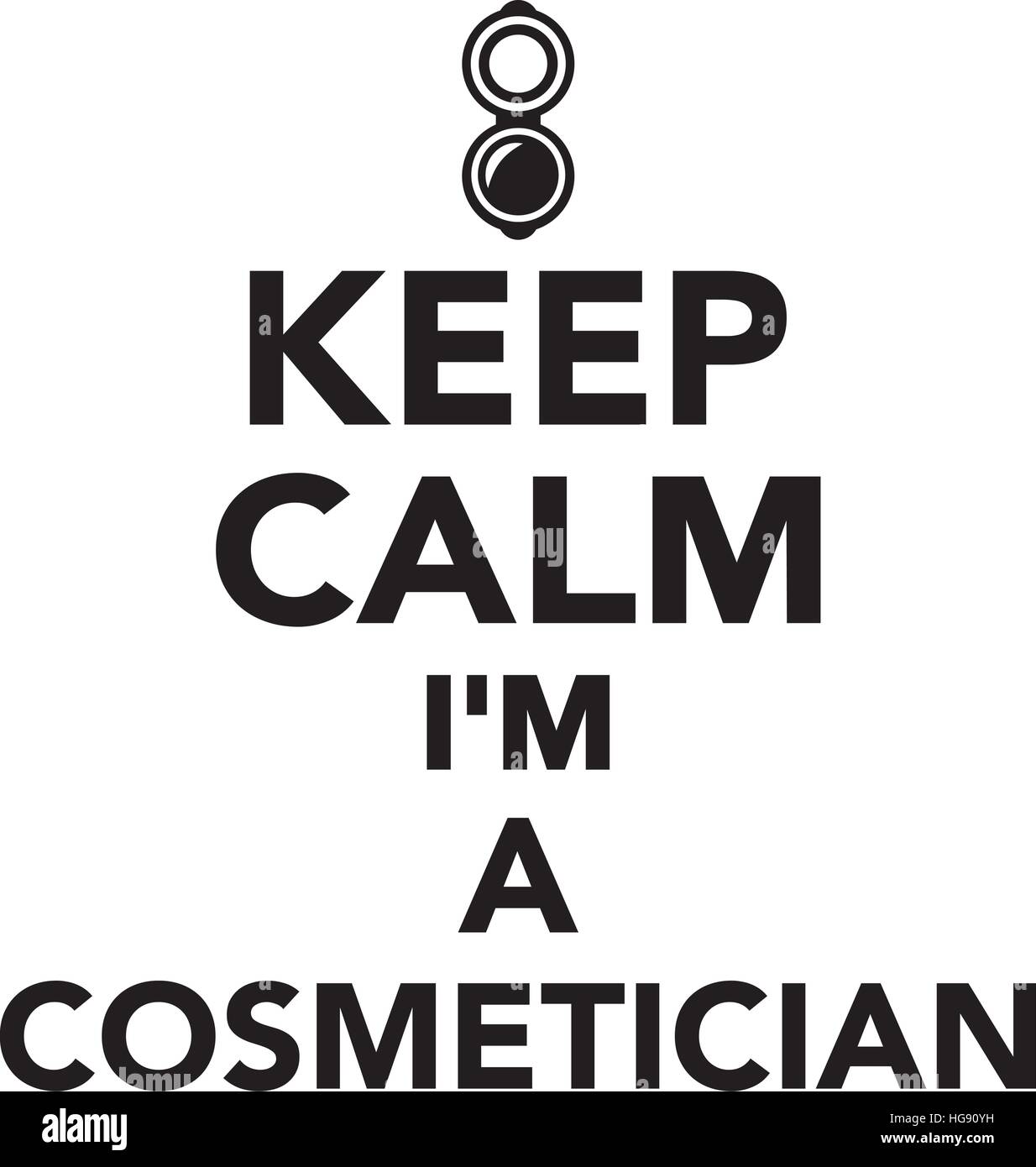 Calm cosmetics Stock Vector Images - Alamy