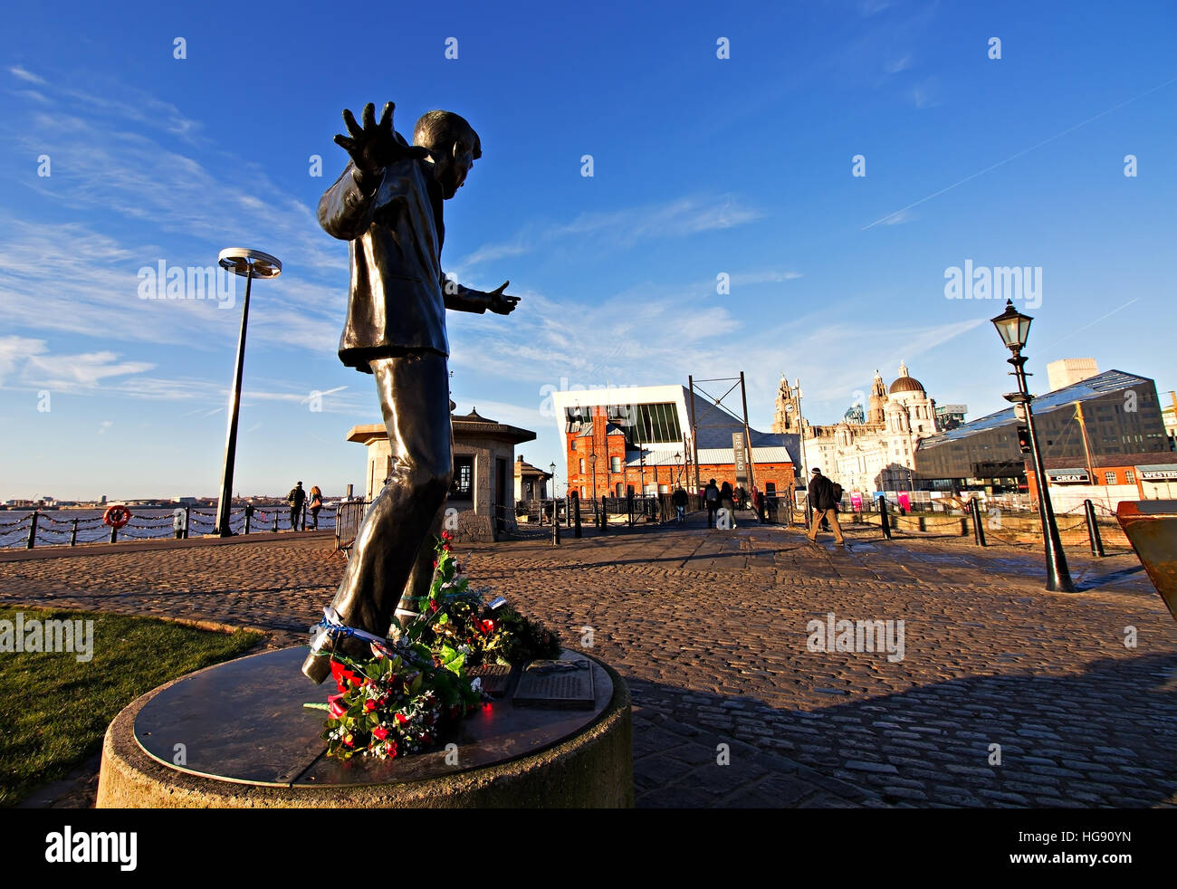 Statue of the legendary British singer Billy Fury by sculptor Tom ...