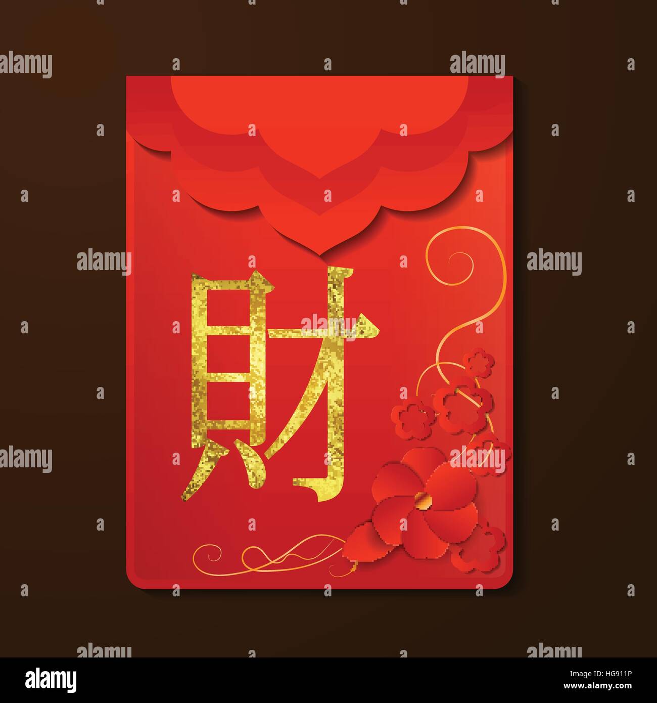 Chinese Red Envelope Stock Vector Image & Art - Alamy