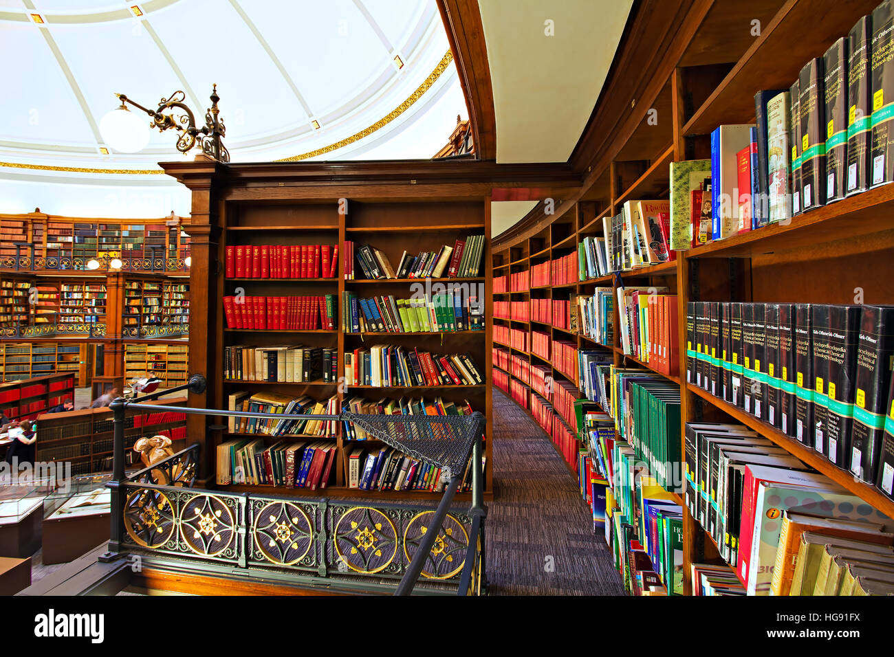 Picton Reading Room inside Liverpool Central Library. LIVERPOOL UK ...