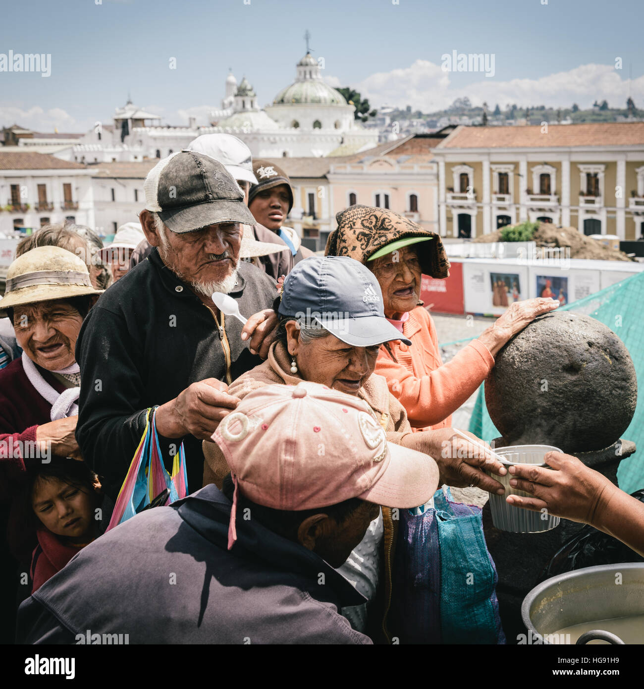 Quito food poverty hi-res stock photography and images - Alamy