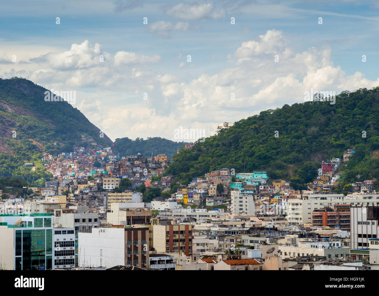 Rio de Janeiro, Brazil cityscape with sprawling favelas Stock Photo - Alamy