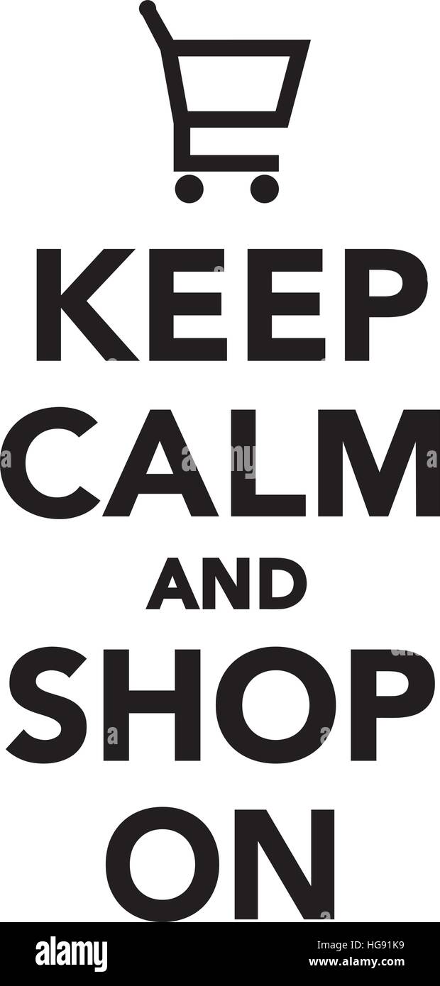 I love shopping Stock Vector Images - Alamy