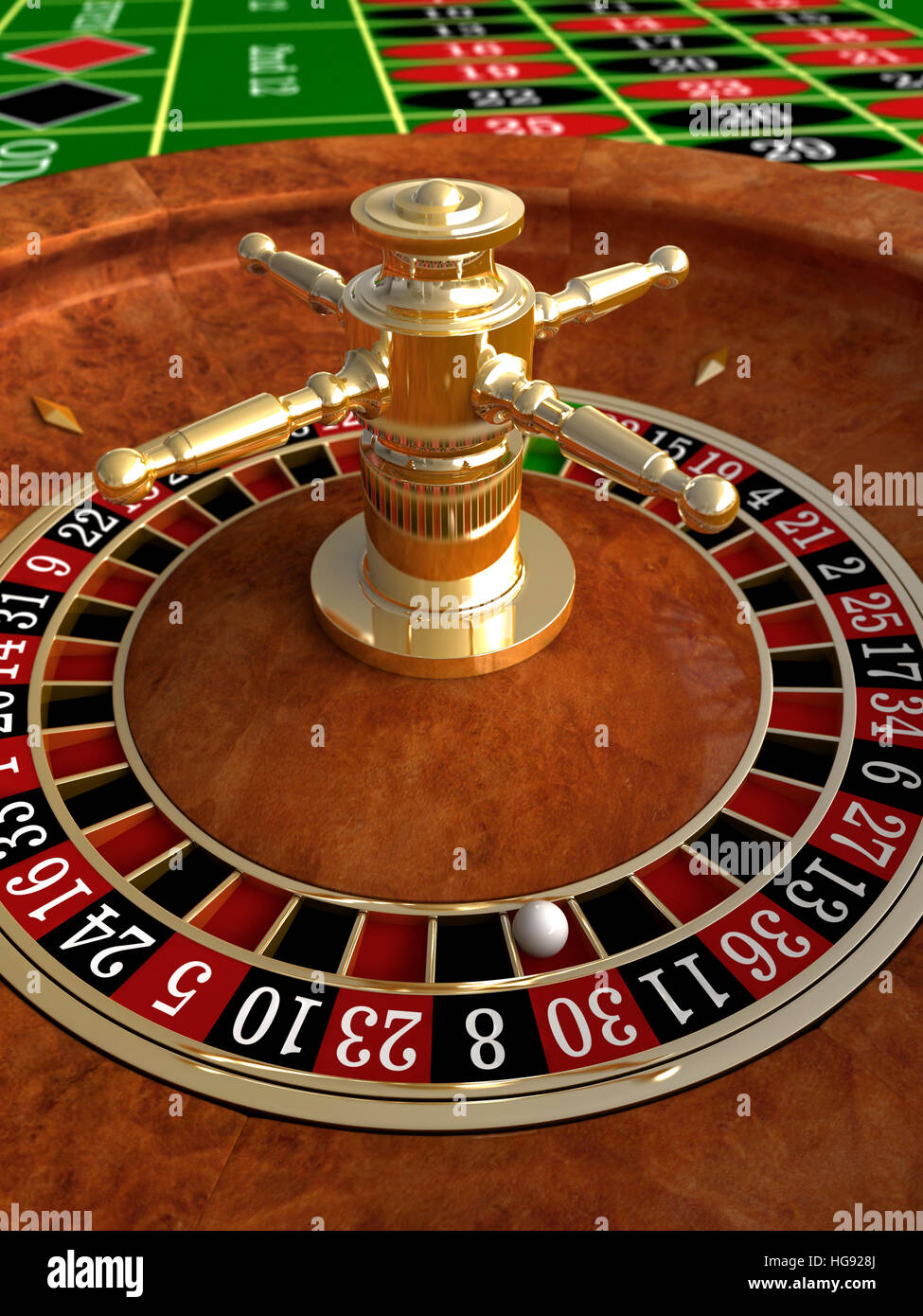 3d render of closeup detail from casino roulette Stock Photo - Alamy