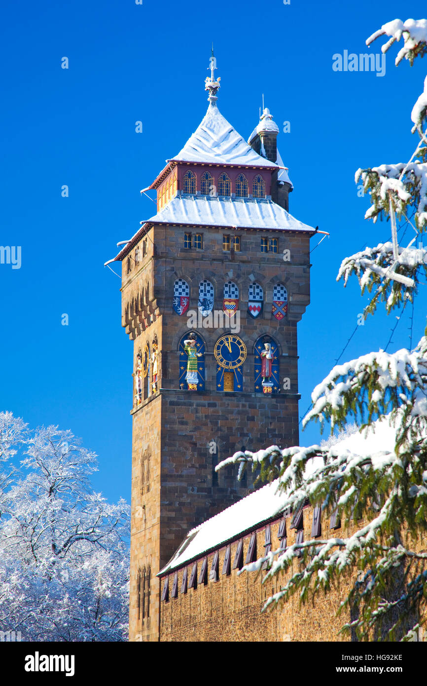 Cardiff Castle, Cardiff, Wales, UK Stock Photo - Alamy