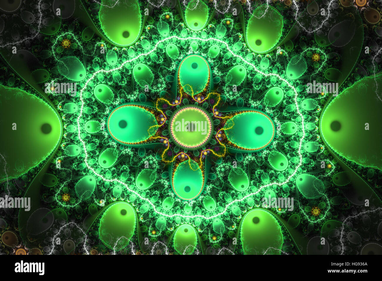 Perfection in geometry. Fractals illustration universe,galaxies,chaos ...