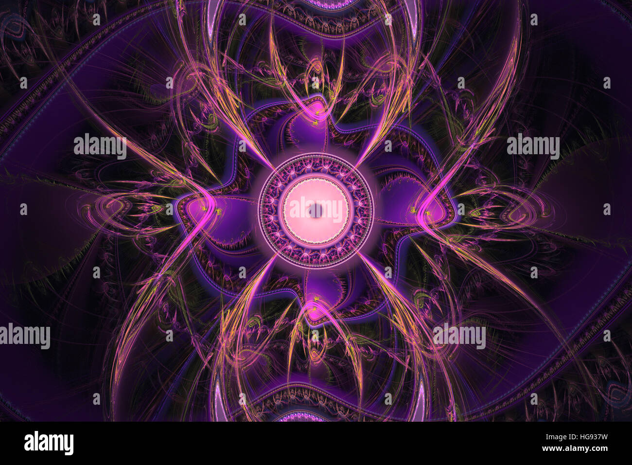 Perfection In Geometry Fractals Illustration Universe Galaxies Chaos